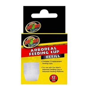 zoo med arboreal feeding cup refill – 12 pk