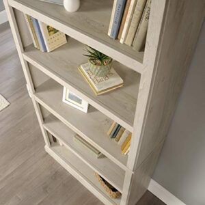 Sauder Select Collection 5-Shelf Bookcase, Chalked Chestnut Finish & Edge Water Lateral File, Chalked Chestnut Finish