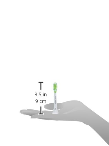 Philips Sonicare Genuine W3 Premium White Replacement Toothbrush Heads, 4 Brush Heads, White, HX9064/65