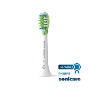 Philips Sonicare Genuine W3 Premium White Replacement Toothbrush Heads, 4 Brush Heads, White, HX9064/65