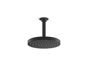 kohler 76464-y-bl 8″ awaken rainhead, matte black