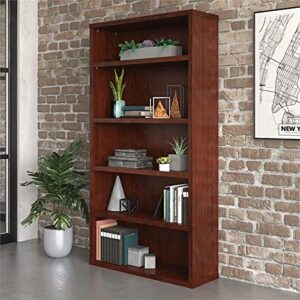 Sauder OfficeWorks Affirm 5-Shelf Commercial Office Storage, Classic Cherry Finish