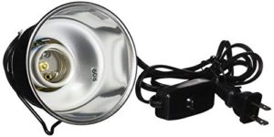 zoo med nano dome lamp fixture, silver