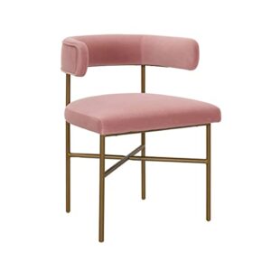 Tov Furniture Kim Performance Velvet Chair (Blush)