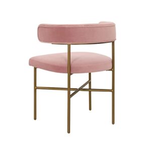 Tov Furniture Kim Performance Velvet Chair (Blush)