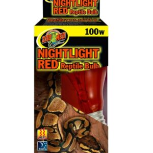 Zoo Med Nightlight Red Reptile Bulb 100 Watts - Pack of 2