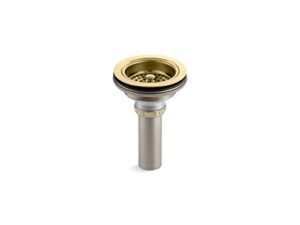 duostrainer 8801-pb sink drain and strainer with tailpiece, polished brass