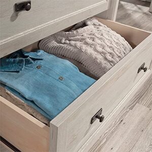 Sauder Costa 4-Drawer Chest in Chalked Chestnut, Chalked Chestnut Finish