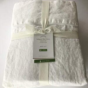 Pottery Barn Belgian Linen Flax Sheet Set ~Queen~*White*~