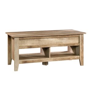 sauder dakota pass lift-top coffee table, l: 43.15″ x w: 19.45″ x h: 19.02″, craftsman oak finish