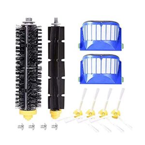 dld accessory for irobot roomba 600 610 620 630 645 650 655 660 680 500 series model 595 replacement kit replenishment irobot parts set filter side brush bristle brush flexible brush