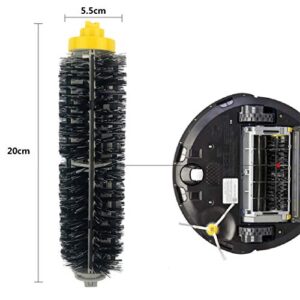 DLD Accessory for iRobot Roomba 600 610 620 630 645 650 655 660 680 500 Series Model 595 Replacement Kit Replenishment iRobot Parts Set Filter Side Brush Bristle Brush Flexible Brush