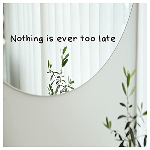 Wall Post Mirror Post Black Positive Quote Mirror Post is Suitable for Bathroom Mirror Office Bedroom Living Room Decoration (3)