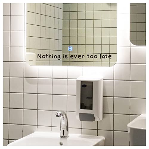 Wall Post Mirror Post Black Positive Quote Mirror Post is Suitable for Bathroom Mirror Office Bedroom Living Room Decoration (3)