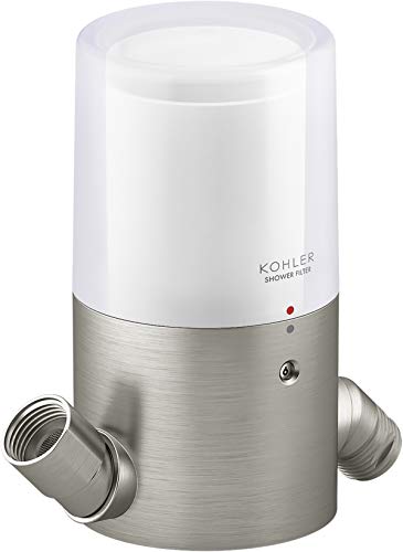 Kohler K-22321-BN Aquifer Shower Filter, Vibrant Brushed Nickel