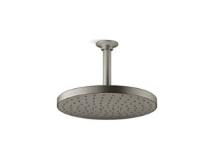 kohler 76465-y-bn 10″ awaken rainhead, vibrant brushed nickel