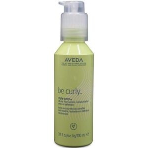 Aveda Be Curly Shampoo 8.5 Oz, Conditioner 6.7 Oz & Be Curly Style-Prep 3.4 Oz