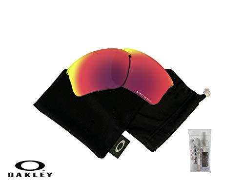 Oakley Original Flak Jacket XLJ OO9009 PRIZM Road Replacement Lenses For Men For Women+BUNDLE Microfiber Cloth Bag