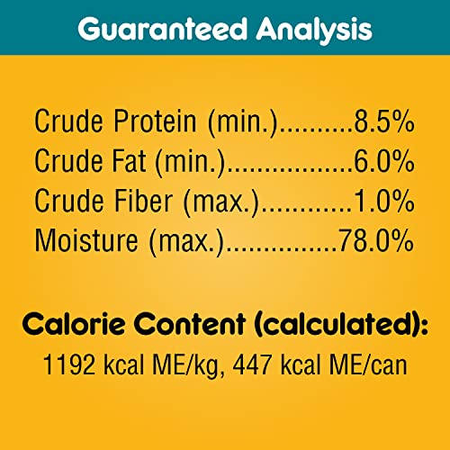 PEDIGREE Adult Canned Wet Dog Food Chopped Ground Dinner Chicken & Rice Flavor, (12) 13.2 oz. Cans