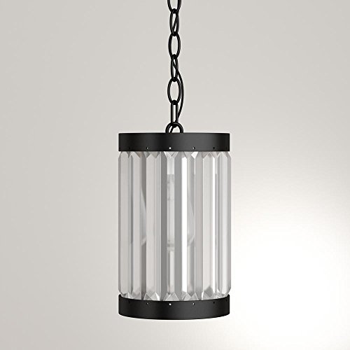 Home Decorators Collection 1-Light Oil-Rubbed Bronze Indoor Glass Mini Pendant