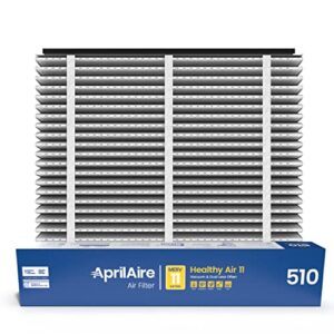 aprilaire 510 replacement filter for aprilaire whole house air purifiers – merv 11, clean air & dust, 31x28x4 air filter (pack of 1)