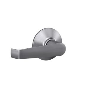 schlage f10 csv ela 626 commercial series elan door lever, hall & closet passage lock, satin chrome