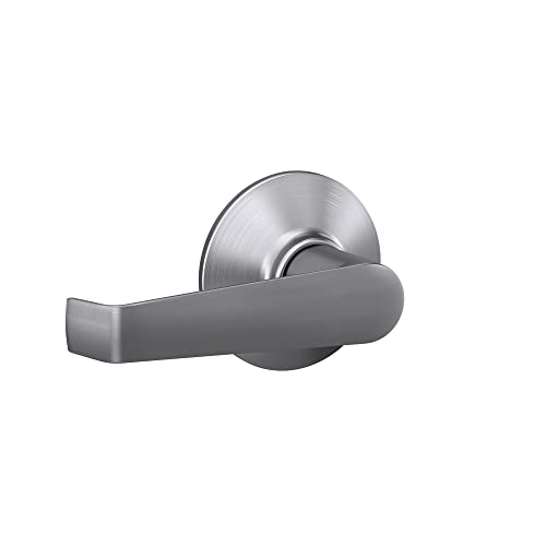 SCHLAGE F10 CSV ELA 626 Commercial Series Elan Door Lever, Hall & Closet Passage Lock, Satin Chrome