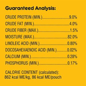 PEDIGREE PUPPY Soft Wet Dog Food Morsels in Sauce With Chicken, 3.5 oz Pouches, 16 Pack