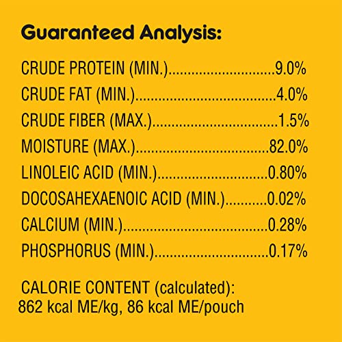 PEDIGREE PUPPY Soft Wet Dog Food Morsels in Sauce With Chicken, 3.5 oz Pouches, 16 Pack