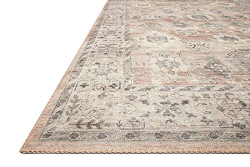 Loloi II Hathaway Collection HTH-03 Java/Multi, Traditional Area Rug, 5'-0" x 7'-6"