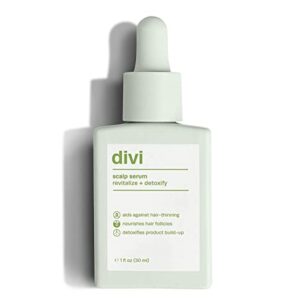 divi Scalp Serum, Revitalize and Detoxify, Aids against hair-thinning, nourishes hair follicles, detoxifies product build-up