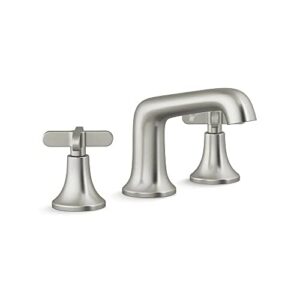 kohler setra 8 in. widespread 2-handle bathroom faucet in vibrant brushed nickel| premium material