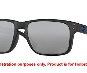 Oakley Original Holbrook OO9102 PRIZM Black Iridium Polarized Replacement Lenses For Men For Women+BUNDLE Microfiber Cloth Bag