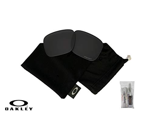 Oakley Original Holbrook OO9102 PRIZM Black Iridium Polarized Replacement Lenses For Men For Women+BUNDLE Microfiber Cloth Bag