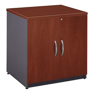 bush business furniture series c collection 30w storage cabinet in hansen cherry