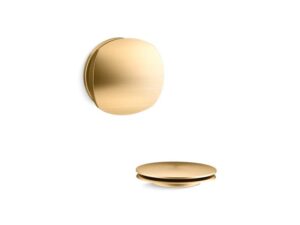 kohler t37391-2mb drain, vibrant brushed moderne brass