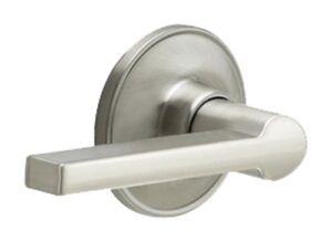 schlage dexter j10sol619 solstice hall and closet lever, satin nickel