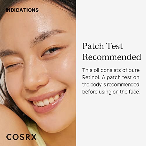 COSRX Retinol 0.5 Oil, Anti-aging Serum with 0.5% Retinoid Treatment for Face, Reduce Wrinkles, Fine Lines, and Signs of Aging, Gentle Skin Care for Day & Night, Not Tested on Animals, Korean Skincare