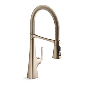 Kohler 22061-BV K-22061-BV Graze Kitchen Sink Faucet, Vibrant Brushed Bronze