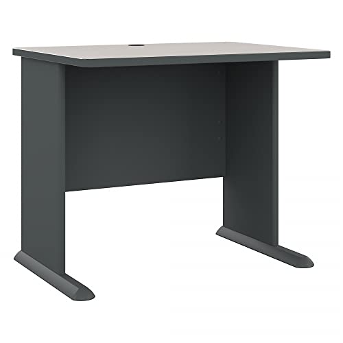 Bush Business Furniture Series A 36W Desk in Slate and White Spectrum