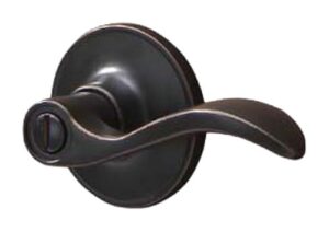 dexter by schlage j40sev716 seville bed and bath lever, aged bronze