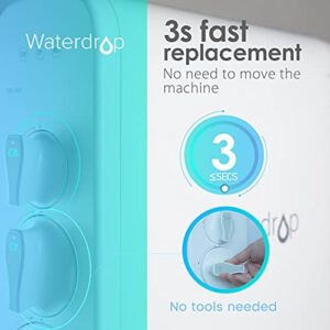 Waterdrop G3 Replacement Filter 1-Year Combo, Pack of 2 WD-G3-CF Filters and 1 WD-G3-CB Filter, Replacement for WD-G3-W, WD-G3P600 and WD-G3P800-W Reverse Osmosis System, New Logo Design