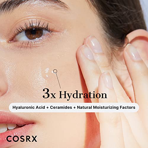 COSRX Pure Sodium Hyaluronic Acid 3% Serum, Hydration & Moisture Boosting Facial Serum for Fine Lines & Wrinkles, Plump & Repair Dry Skin, 0.67 fl.oz/20 ml, Not Tested on Animals, No Artificial Fragrance, Korean Skincare