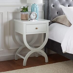 safavieh american homes collection maxine shady white accent table