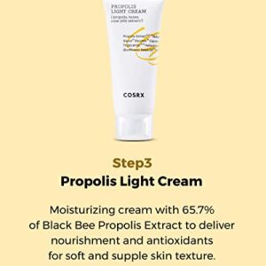 COSRX Honey Glow Kit | Propolis Synergy Toner, Ampoule, Cream | Moisturizing, Hydrating, Nourishing