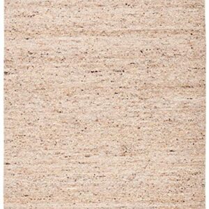 SAFAVIEH Natura Collection 8' x 10' Beige NAT263B Handmade Wool Area Rug