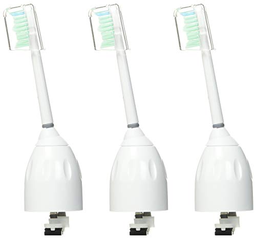 Philips Sonicare Genuine E-Series Replacement Toothbrush Heads, 3 Brush Heads, White, HX7023/30