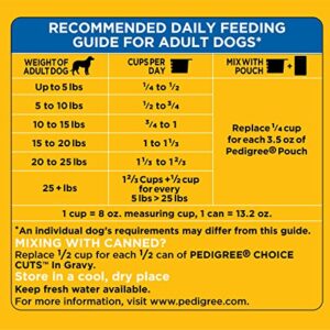 Pedigree Complete Nutrition Adult Dry Dog Food Roasted Chicken, Rice & Vegetable Flavor, 40 Lb. Bag