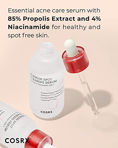 COSRX AC Collection Blemish Spot Clearing Serum, 40ml / 1.35 fl.oz | Centella, Niacinamide, EGF Serum | Animal Testing Free, Paraben Free