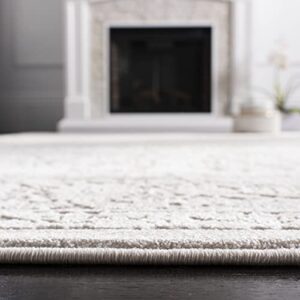 SAFAVIEH Reflection Collection 9' x 12' Cream / Ivory RFT667D Vintage Distressed Area Rug